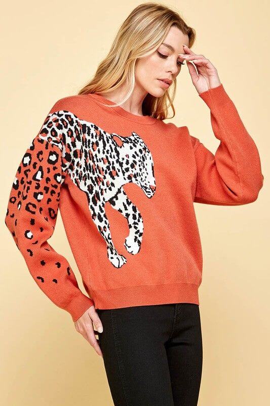 Spicy Cheetah Sweater — Style Sophistique